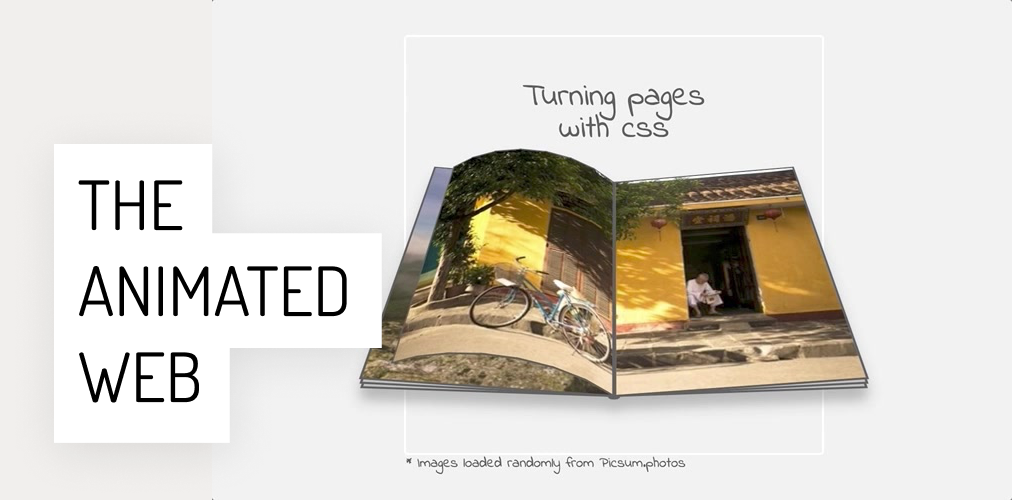 Turning pages with CSS - The Animated Web